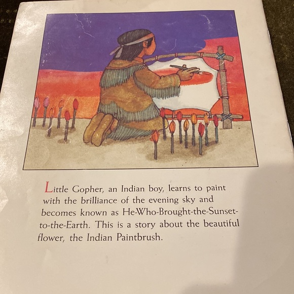 Scholastic | Other | Book The Legend Of The Indian Paintbrush Retold ...